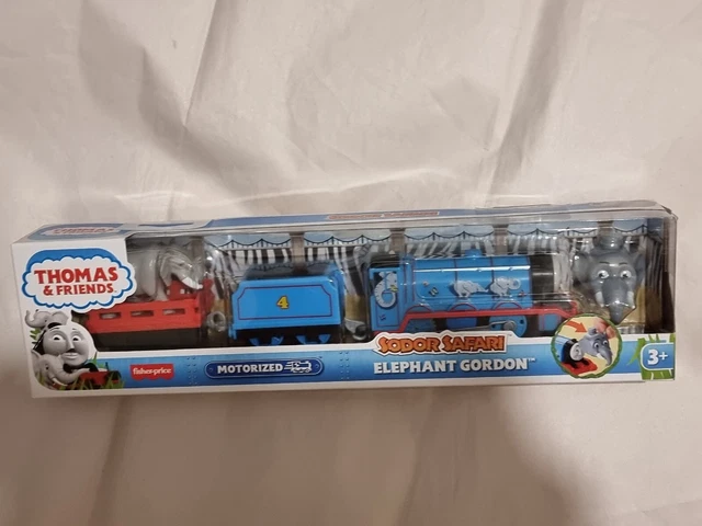 THOMAS & FRIENDS SODOR SAFARI ELEPHANT GORDON MOTORIZED / REVOLUTION ...