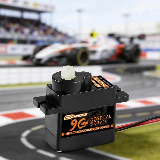 DSPOWE 9G DIGITAL Plastic/Metal Gear for RC For Airplane Precise ...