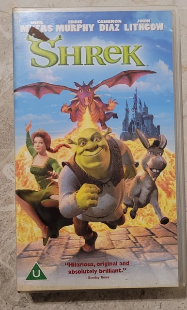 SHREK - DREAMWORKS (VHS Video Tape) [055] EUR 7,36 - PicClick DE