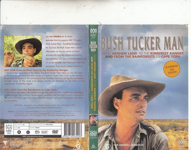 BUSH TUCKER MAN-2-1980 TV Australia-[8 Episodes 2 DVD]-Adventure BTM-2 ...