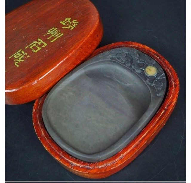 CHINESE INK STONE Vintage Suzuri Sumi 11 x 8 cm Grinder Calligraphy SHODO SHUJI $263.84 ...
