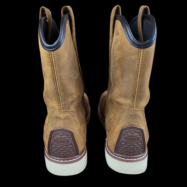 BRUNT THE BOLDUC Brunt Comp Toe WP Wellington Work Boots Mens Size 9.5 ...