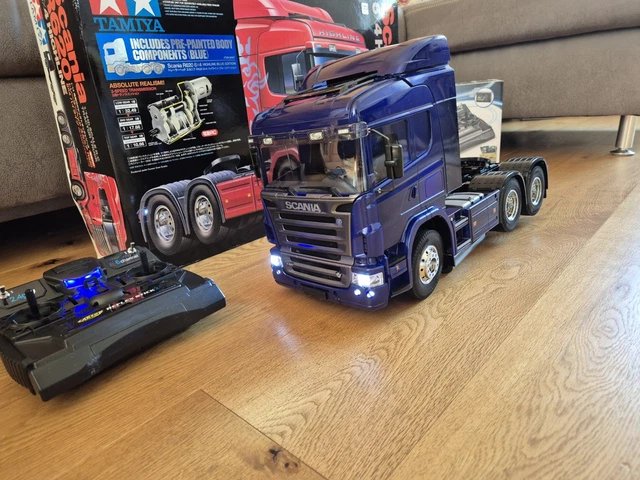 TAMIYA SCANIA R620 Blue Edition Zugmaschine RTR RC LKW Truck 1:14 EUR ...