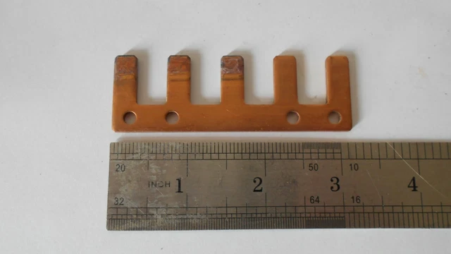 5 WAY CONSUMER Unit Copper Bus Bar Way Pole. Freepost. £4.99 - PicClick UK