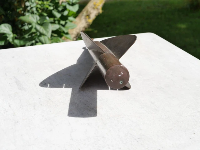 RARE POISSON DE loch en bronze patiné longueur 39,6 cm époque XIX ième ...