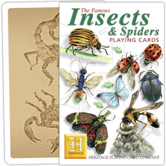 HERITAGE INSECTS AND Spiders playing cards Entomology Arachnology ...