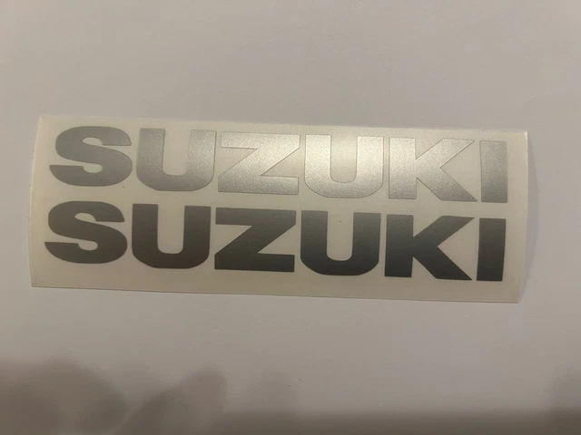 HOCHQUALITATIVE SUZUKI MOTORRAD Aufkleber-Sticker 2x 220x50 mm in ...