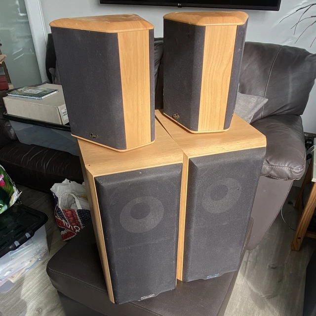 GALE 3060B BOOKSHELF Speakers Pair 2 and Mission floor speakers £42.30 ...