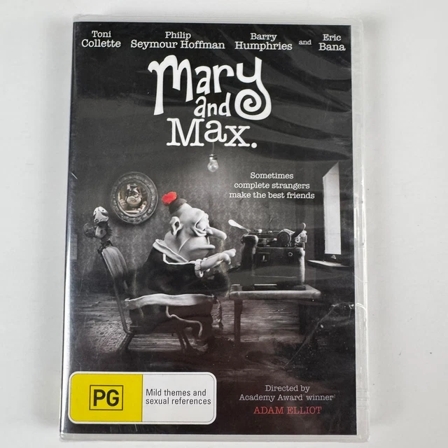 MARY AND MAX (DVD 2009) Animatic Toni Collette Barry Humphries Reg 4 ...