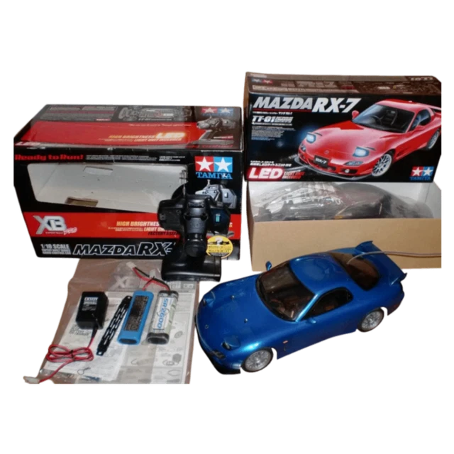 TAMIYA RX-7 XB TT-01 Chassis 2-Car Set New Used RC Car Kit £401.28 ...