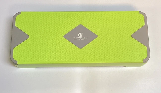 PP PERFORMANCE HEIGHT Adjustable Aerobic Step for Exercise Workout LIME ...