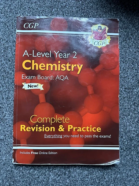 AQA A LEVEL Chemistry Complete Revision And Practice workbook A2 £8.00 ... AQA A LEVEL Chemistry Complete Revision And Practice workbook A2 £8.00 ...