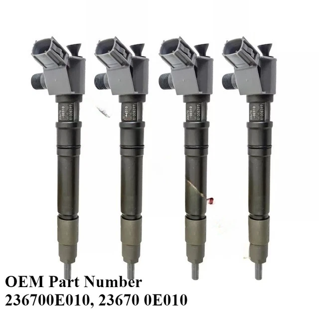 23670-0E010 DIESEL INJECTOR Set for DENSO Piezo Toyota Hilux 2.8L 1GD ...
