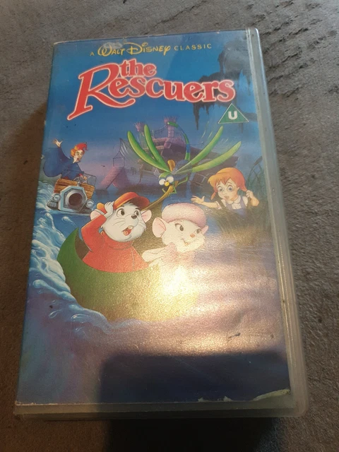 THE RESCUERS, VHS Video, Walt Disney, Cert U Movie Walt Disney Classics ...