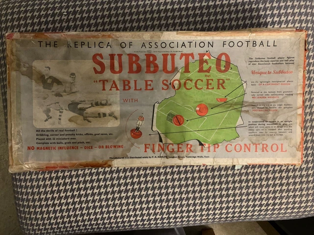 VINTAGE SUBBUTEO TABLE Soccer 1950s set Looks Complete £19.00 - PicClick UK