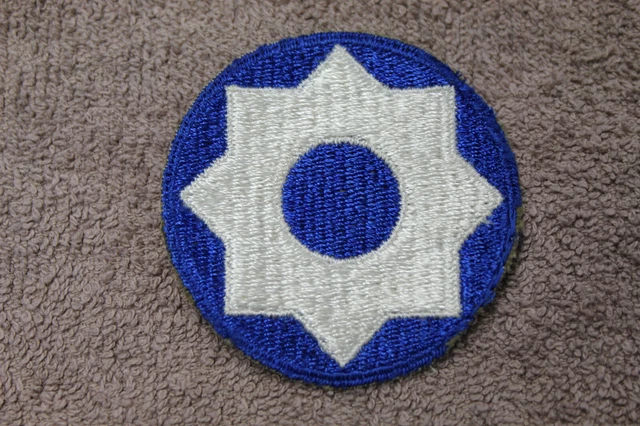 ORIGINAL WW2 U.S. Army Ground Unit 8th Service Command Uniform Patch £8 ...