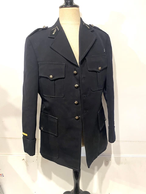 ANCIEN UNIFORME MANTEAU veste Vareuse militaire Armée Française Police ...