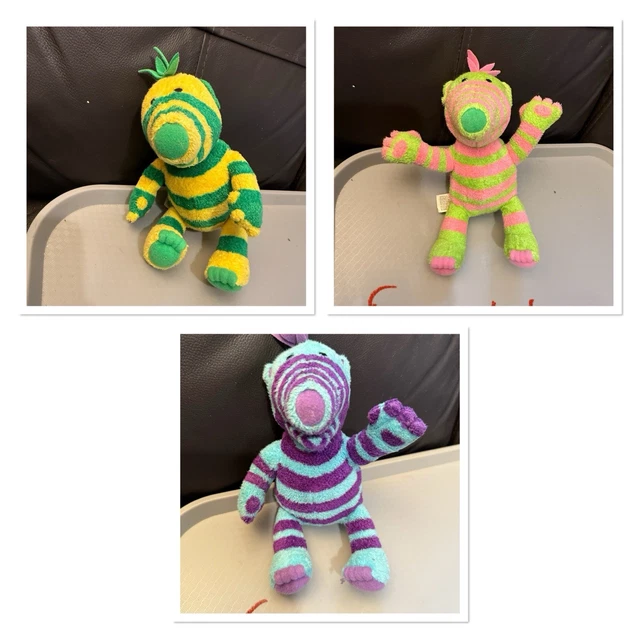 FISHER-PRICE MATTEL THE FIMBLES Fimbo, Florrie and Baby Pom SOFT TOYS £ ...