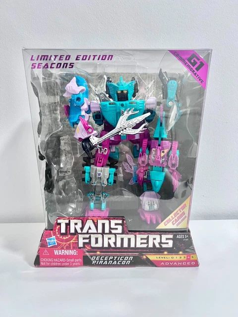HASBRO TRANSFORMERS: G1 Reissue "Piranacon" 6* Seacons Combiner ...