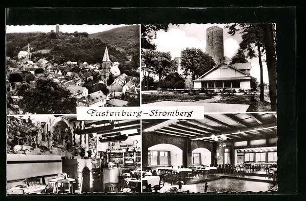 STROMBERG /HUNSRÜCK, BERGGASTHAUS Fustenburg, Innenansichten ...