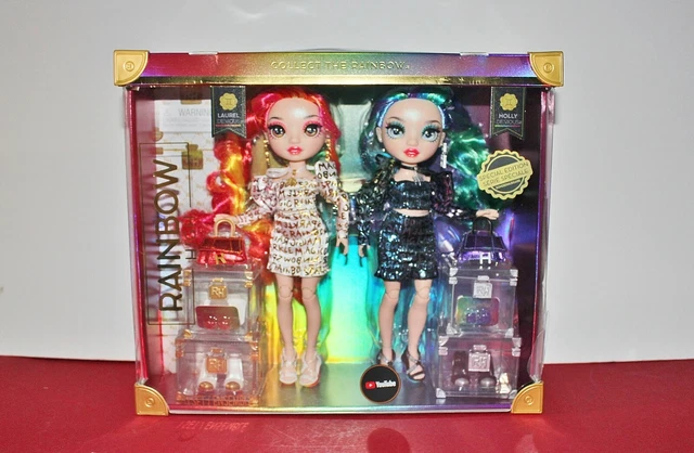 RAINBOW HIGH SPECIAL Edition Doll Set Laurel & Holly Devious Twins Nib ...
