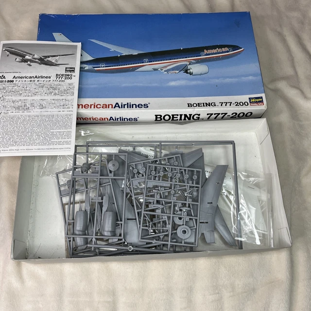 AMERICAN AIRLINES BOEING 777-200 Hasegawa Hobby Kits Model Airplane $15 ...