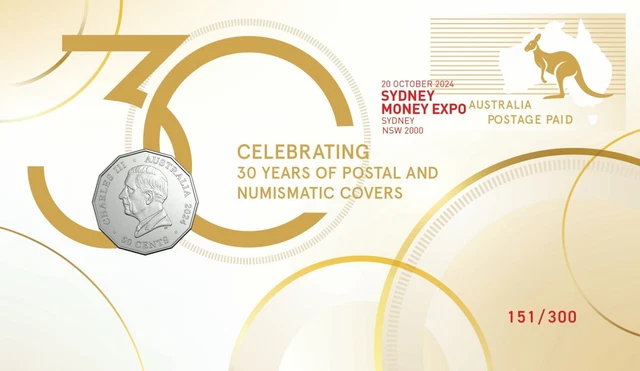 2024 CELEBRATING 30 Years of PNC’s 50c Sydney Money Expo ANDA 268/300 ...