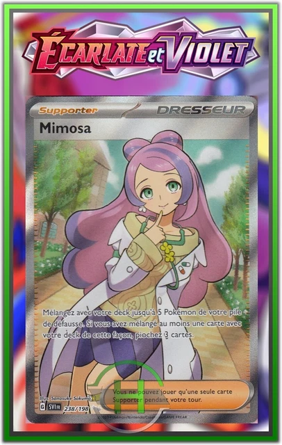 MIMOSA - EV1:ÉCARLATE et Violet - 238/198 - Carte Pokémon Française ...
