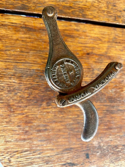 VINTAGE RARE EARLY 1900's Phoenix Iron Works Patent #1 Cast Iron ...
