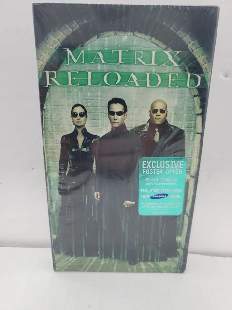 MATRIX RELOADED VHS Sealed Watermarks RARE £13.38 - PicClick UK