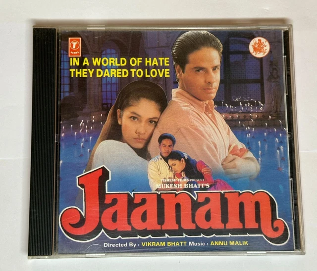 *BOLLYWOOD CD* JAANAM 1993 T-Series CD Hindi Soundtrack Indian Anu ...