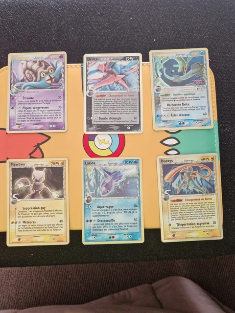 LOT CARTE POKEMON Espèce Delta Phantom Rayquaza Deoxis Gold Latias ...