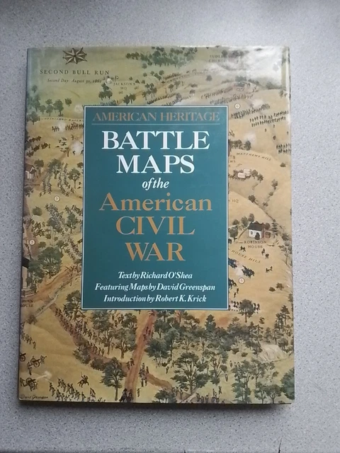BATTLE MAPS OF the American Civil War (Military .y Greenspan, Hard B ...