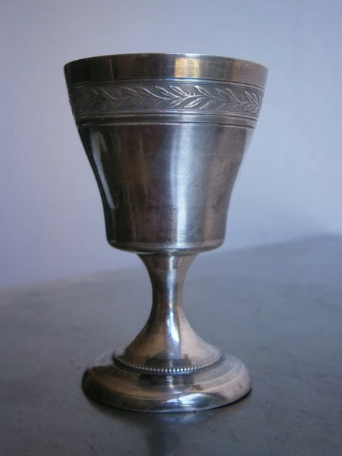 COQUETIER ARGENT MASSIF Vermeil Minerve Orfèvrerie Art Table 32gr ...