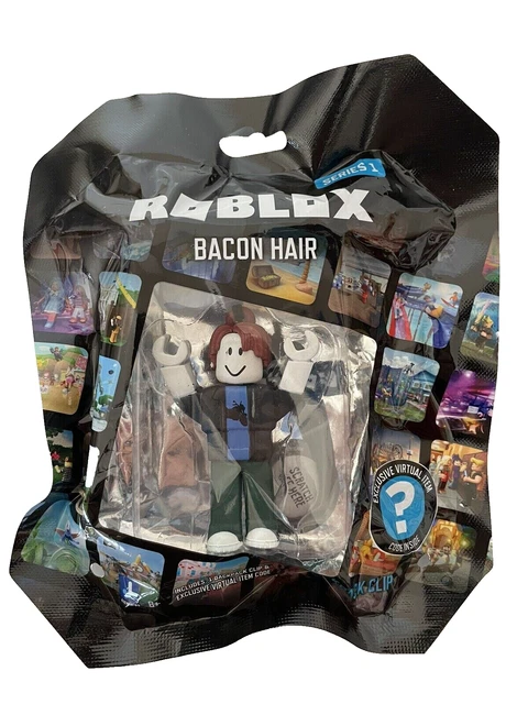 ROBLOX BACKPACK CLIPS Bacon Hair Virtual Code Series 1 NEW UNOPENED $31 ...