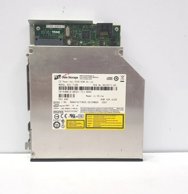 HITACHI HL DATA Storage Cd Rewriter Dvd Rom Drive Gcc-T10N Rev A100 £ ...