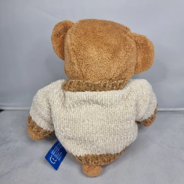RARE PRIMARK PLAY & Learn - Bear w/ Crochet Sweater Soft Plush Toy ...