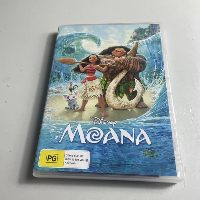 MOANA DVD MOVIE Dwayne Johnson Region 4 Pal Vgc Free Postage $10.50 ...