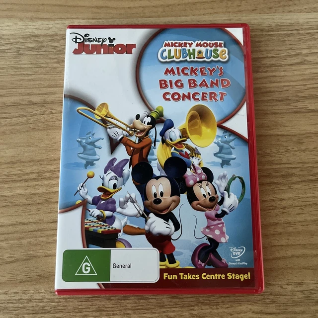 MICKEY MOUSE CLUBHOUSE - Big Band Concert (DVD, 2011) Region 4 - FREE ...