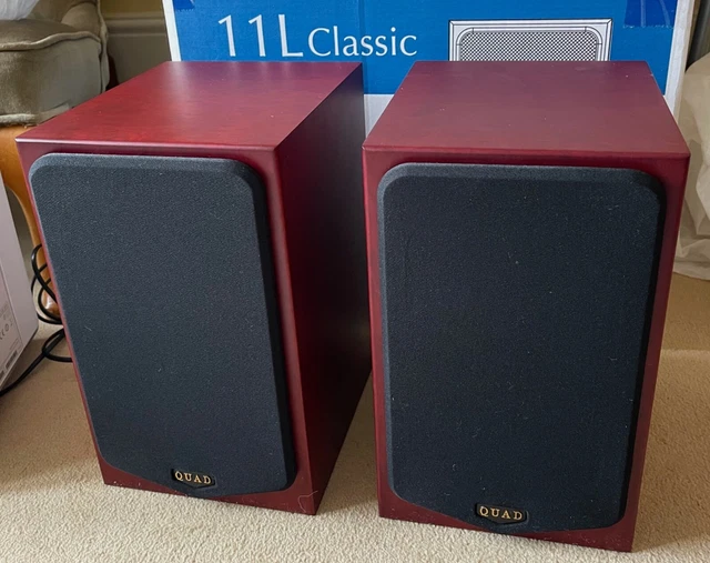 QUAD 11L CLASSIC loudspeakers - boxed - used in great condition £197.28 ...