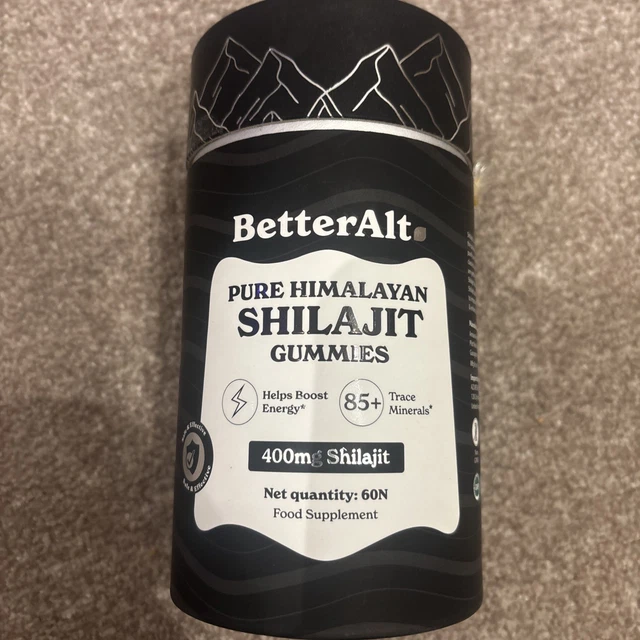 BETTER ALT PURE Himalayan finest Shilajit Gummies - 60 Gummies £11.47 ...