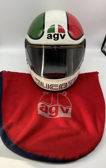 AGV HELMET CLASSIC 1970s Design DUCATI , Rare Complete Project £49.95 ...