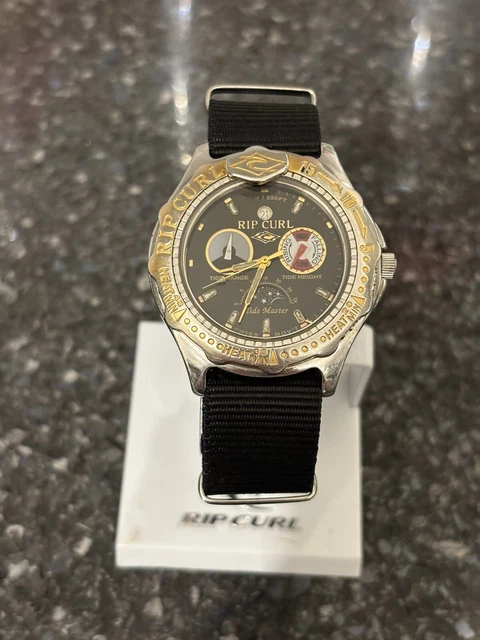 RIP CURL VINTAGE “ATS Tidemaster” Mens Quartz Watch £157.58 - PicClick UK