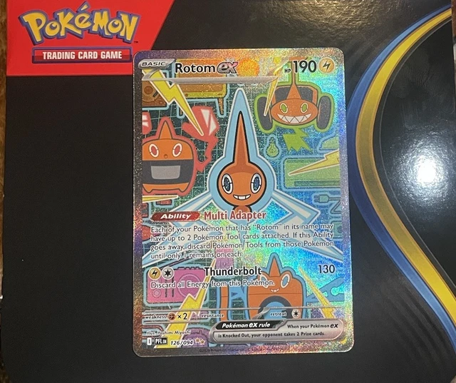 ROTOM EX SIR 126/094 Phantasmal Flames Pokemon English (Pack Pulled ...