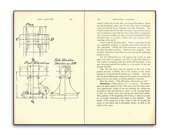 RARE MECHANICAL TECHNICAL DRAWING BOOKS on DVD - MACHINE ENGINEERING ...