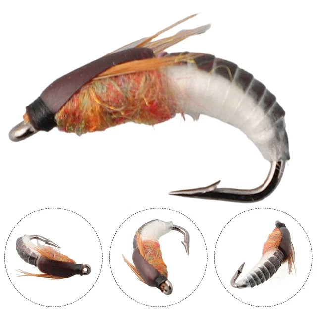 ESCA INSETTO ESCHE Esca Ninfa Reale 8 #/10 #/12 #/14 # Artificiale ...