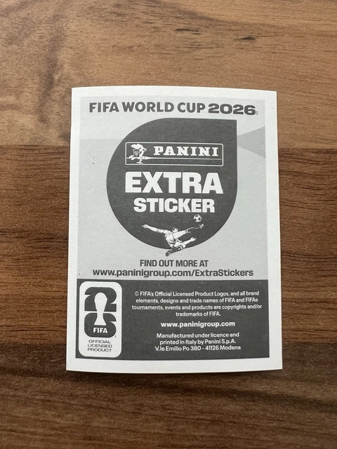 PANINI FIFA WORLD Cup 2026 Sticker Collection Extra Sticker Lamine ...