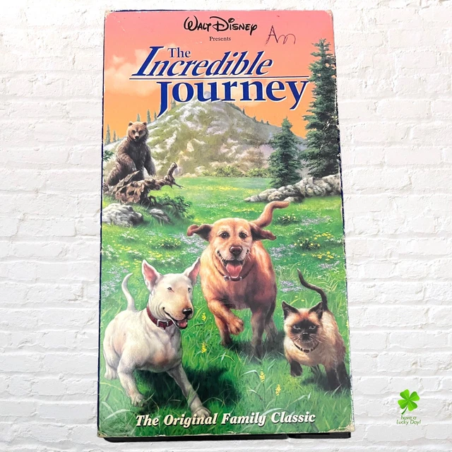 THE INCREDIBLE JOURNEY VHS 1997 Family Animal Film Dogs Cats Walt ...