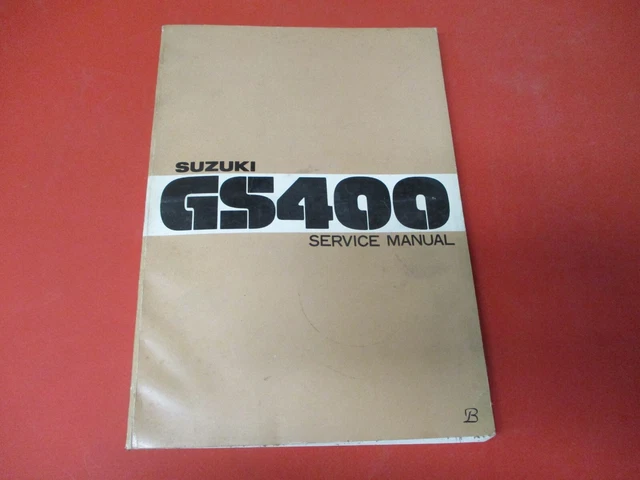 OEM ORIGINAL SUZUKI Service Manual 1977 Gs400 £16.45 - PicClick UK