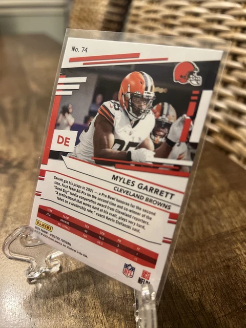 MYLES GARRETT 2022 Prestige Football Diamond Xtra Points #74 MARRON EUR ...